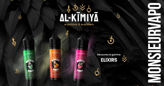 Tous les e-liquides Al-Kimiya sur Monsieurvapo